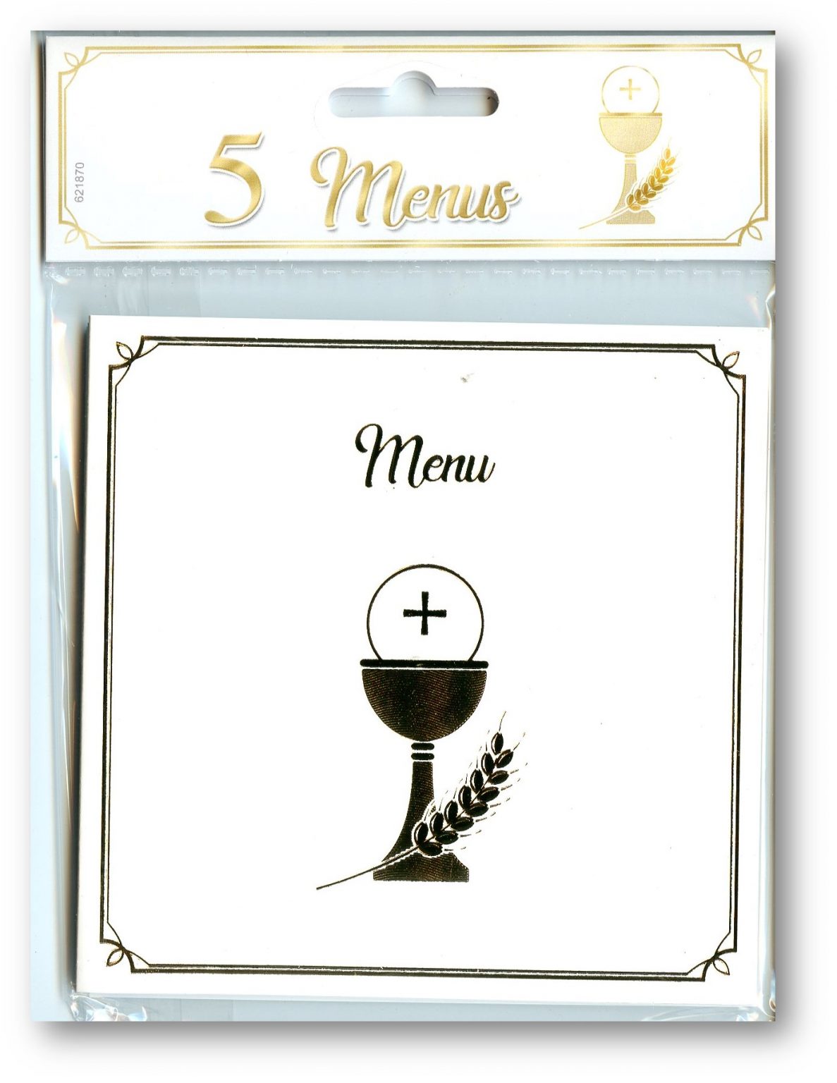 5 MENUS COMMUNION / CONFIRMATION